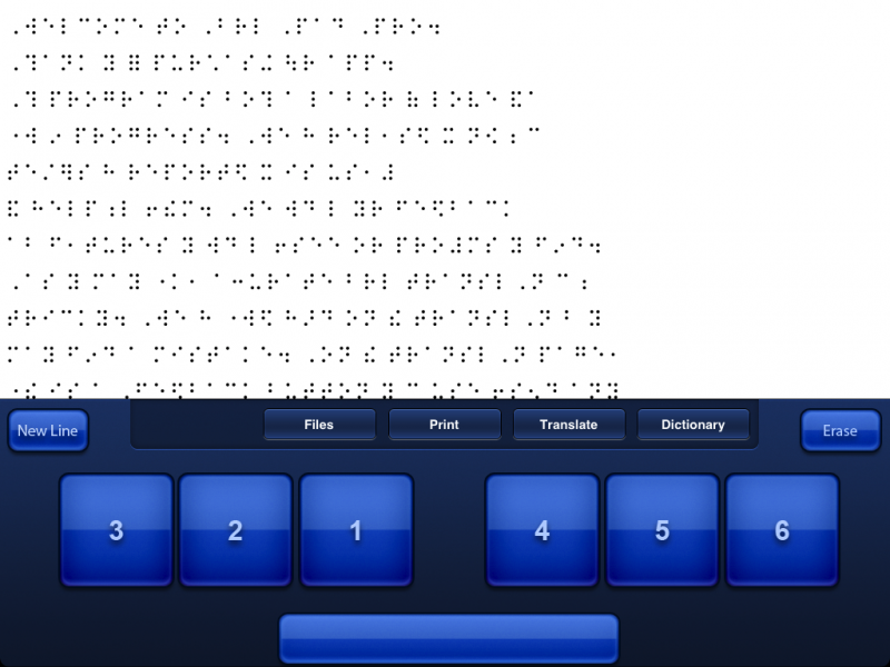 Braille Pad Pro Brailler for the iPad: Grade 1 & 2 UEB/UEBC